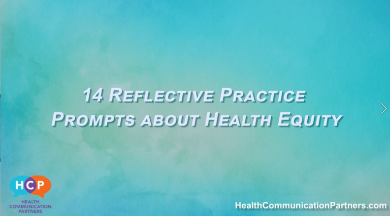 Reflective practice, 5 different ways - Health Communication Partners