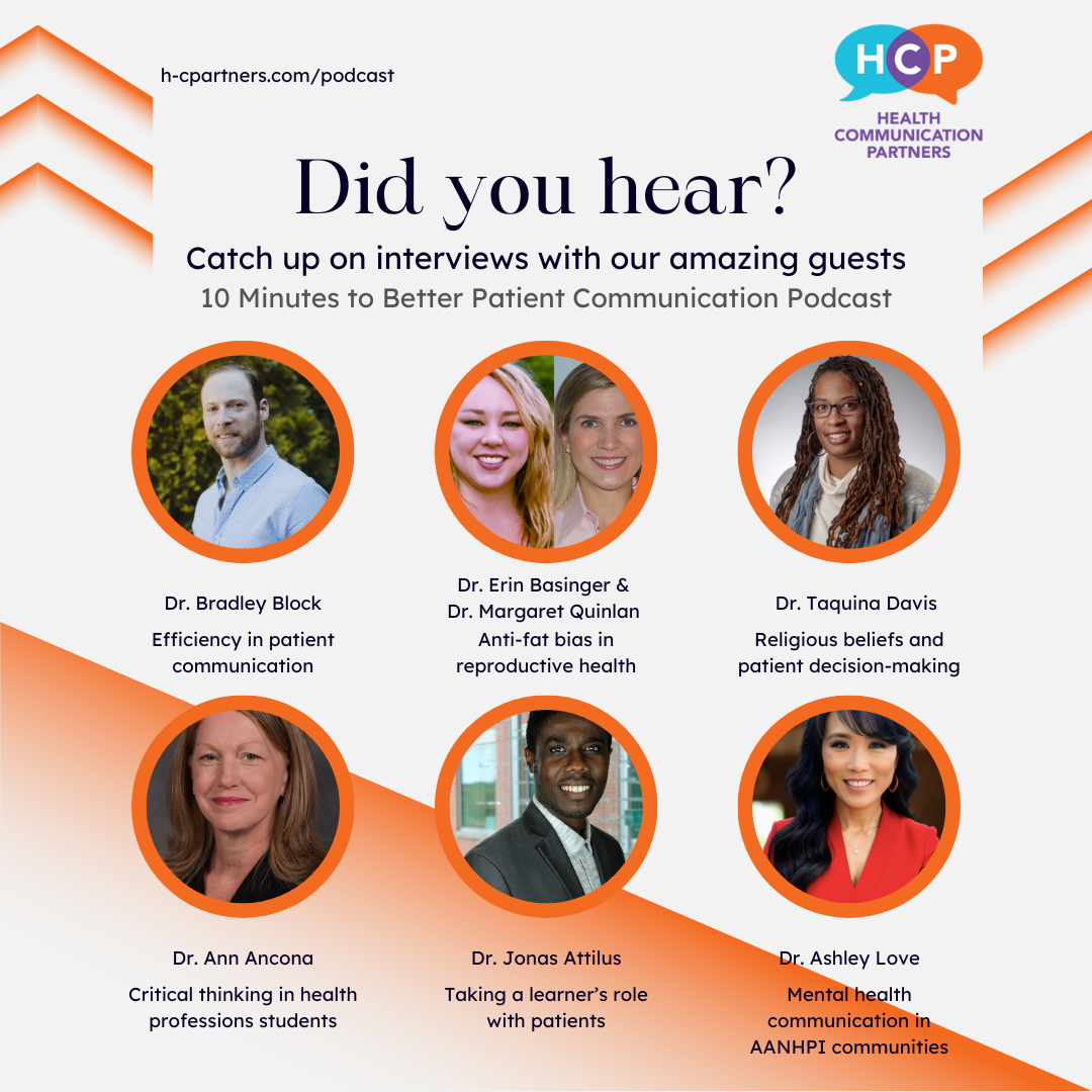 Catching up with this year's guest interviews - Health Communication ...