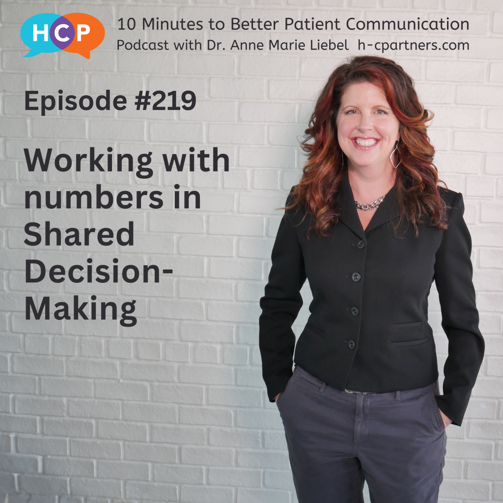 Working with numbers in Shared Decision-Making - Health Communication ...